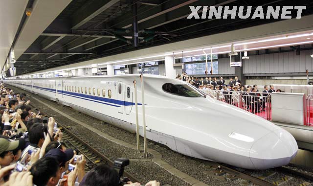 日本N700型新干线列车_中国经济网——国家经济门户